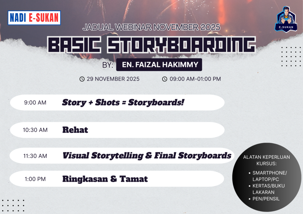 WEBINAR BASIC STORYBOARDING kembali lagi ! – NADI Taman Kelisa